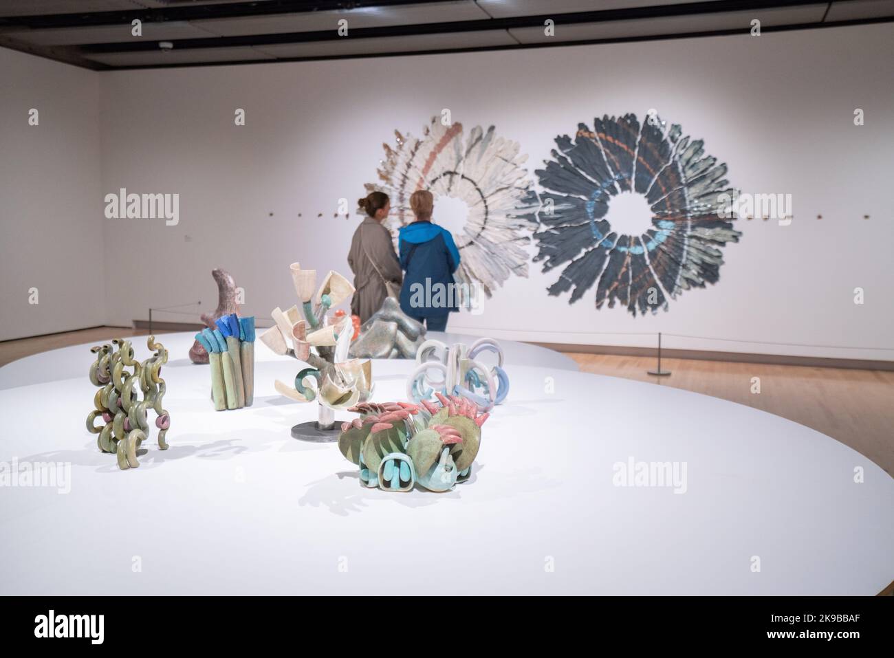 London UK. 27 October 2022. BEATE KUHN Glasbaum 2001 . Strange Clay ...