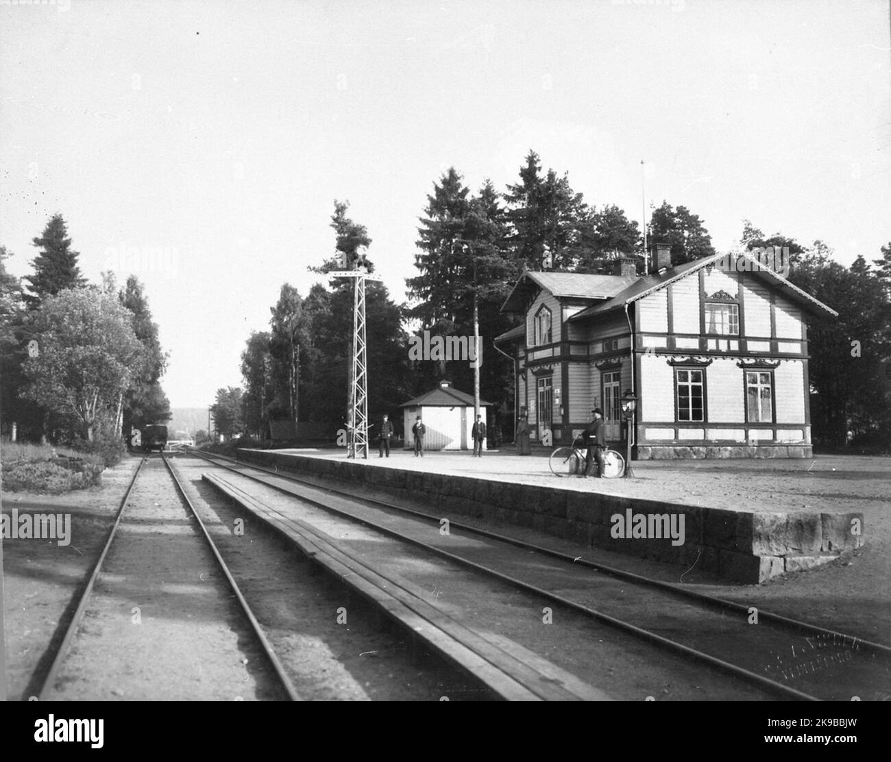 Station built 1863-64. The station house, two -storey wood, was ...