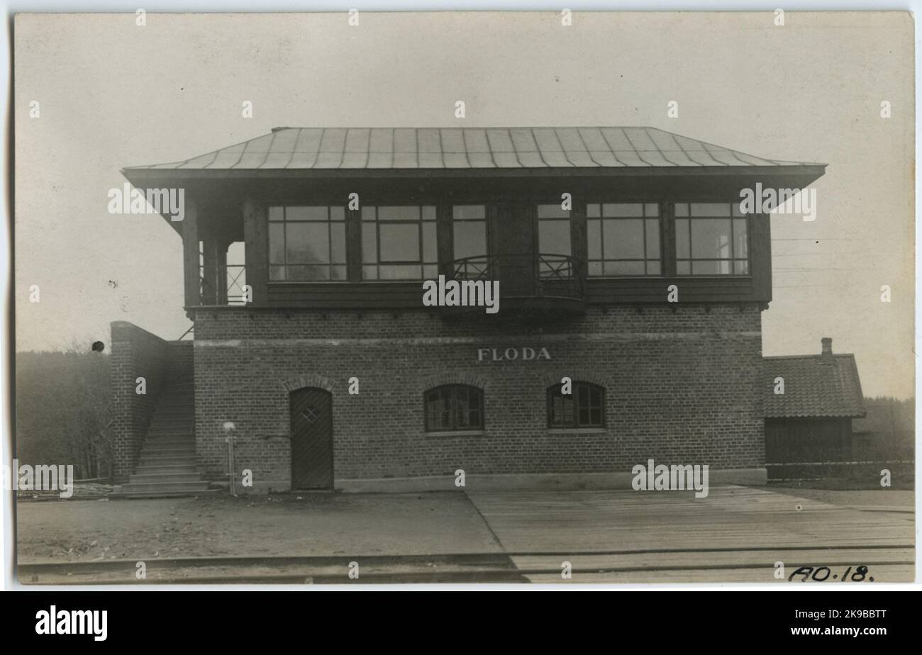 Floda station name sign Stock Photo - Alamy