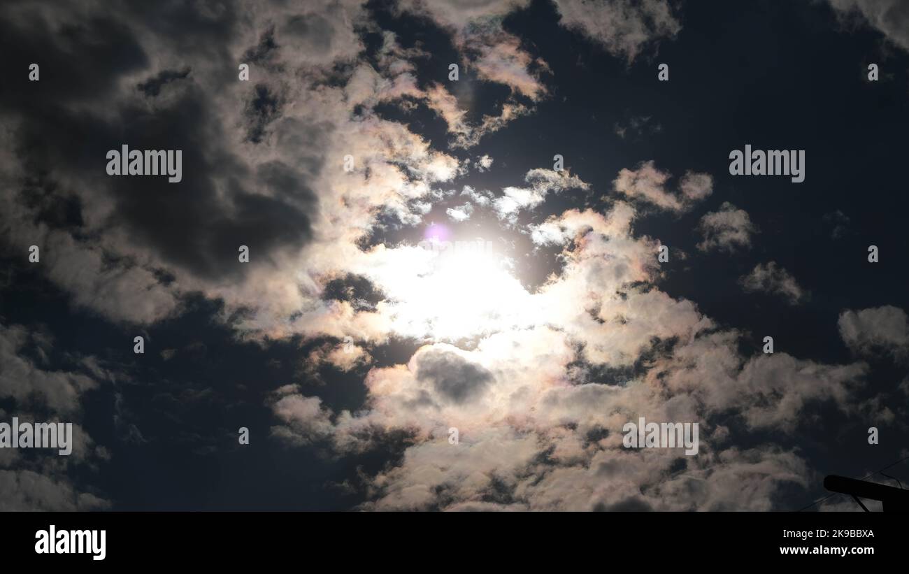 Time lapse clouds flying above hi-res stock photography and images - Alamy