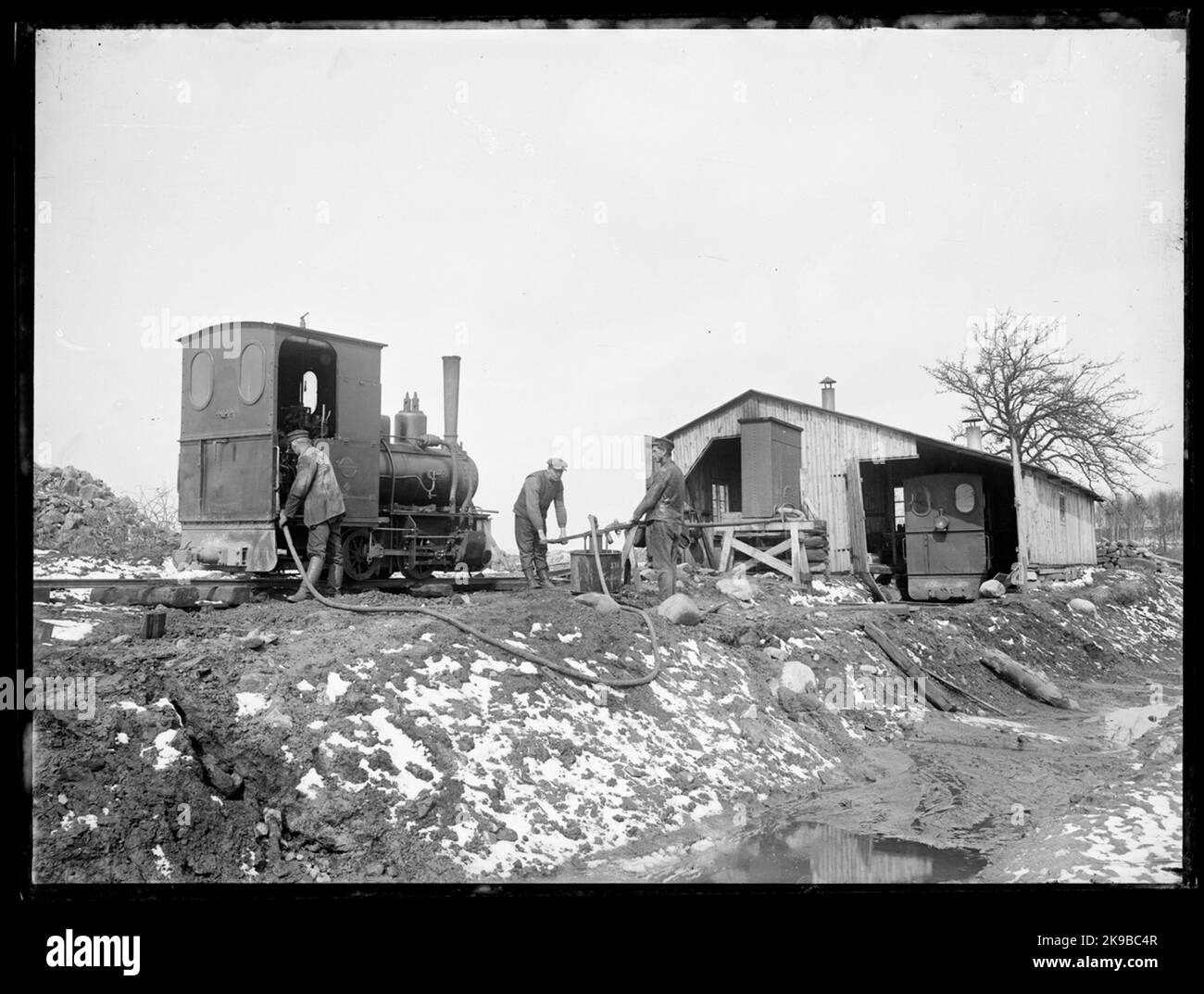 Locomotive filling station hi-res stock photography and images - Alamy