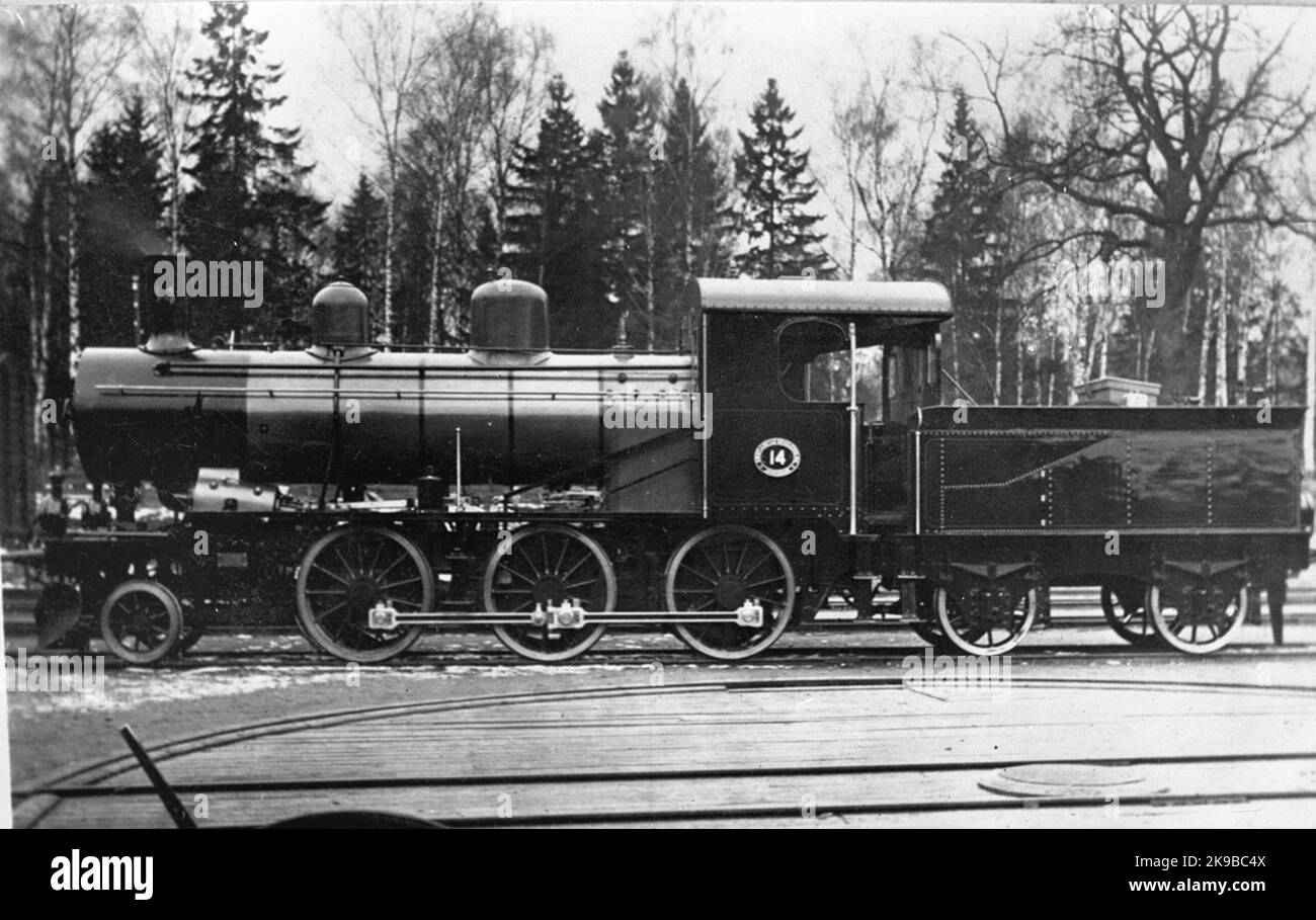 Östra Skåne's Railway, Chj Lok 14 Stock Photo - Alamy