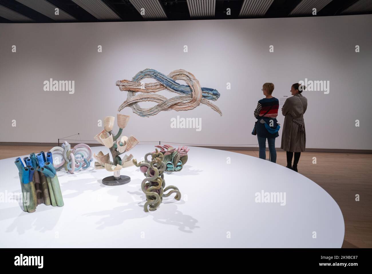 London UK. 27 October 2022. BEATE KUHN Glasbaum 2001 . Strange Clay ...