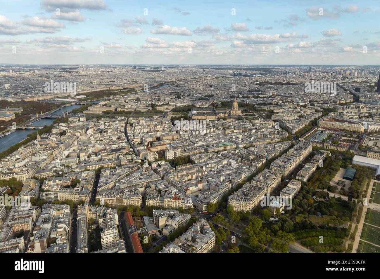 Aerial view of Paris, France Stock Photo - Alamy