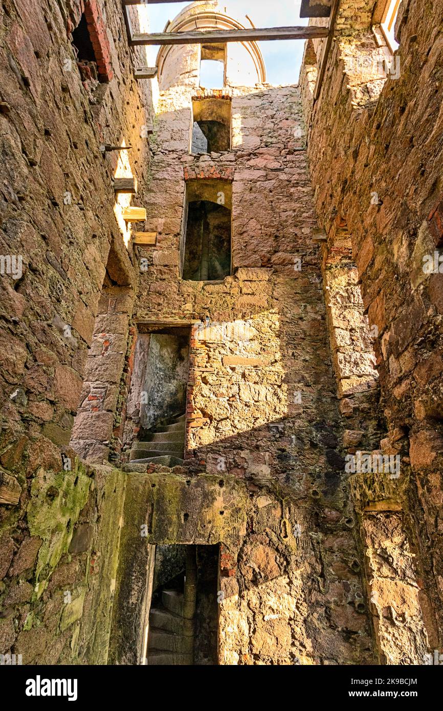 Slains Castle Cruden Bay Aberdeenshire Scotland built by the Earl of ...