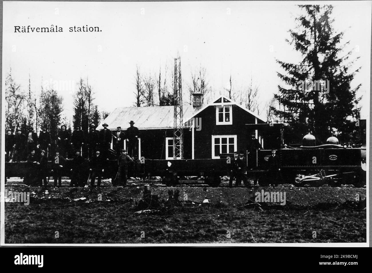 Nättraby - Alnaryd - Älmeboda Railway, Naej Lok 3 "Axel. E. Lindvall ...