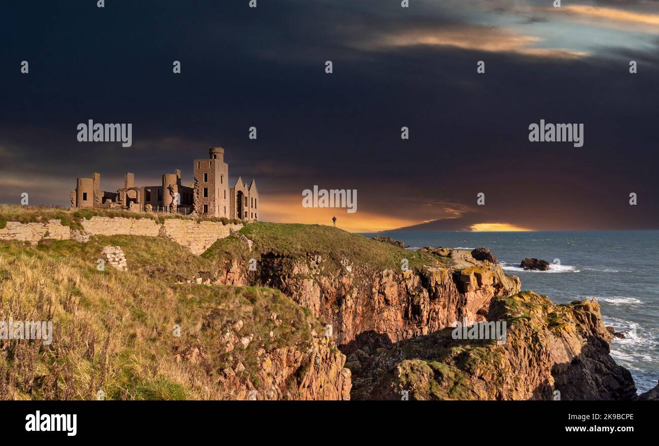 Slains Castle Cruden Bay Aberdeenshire Scotland built by the Earl of ...