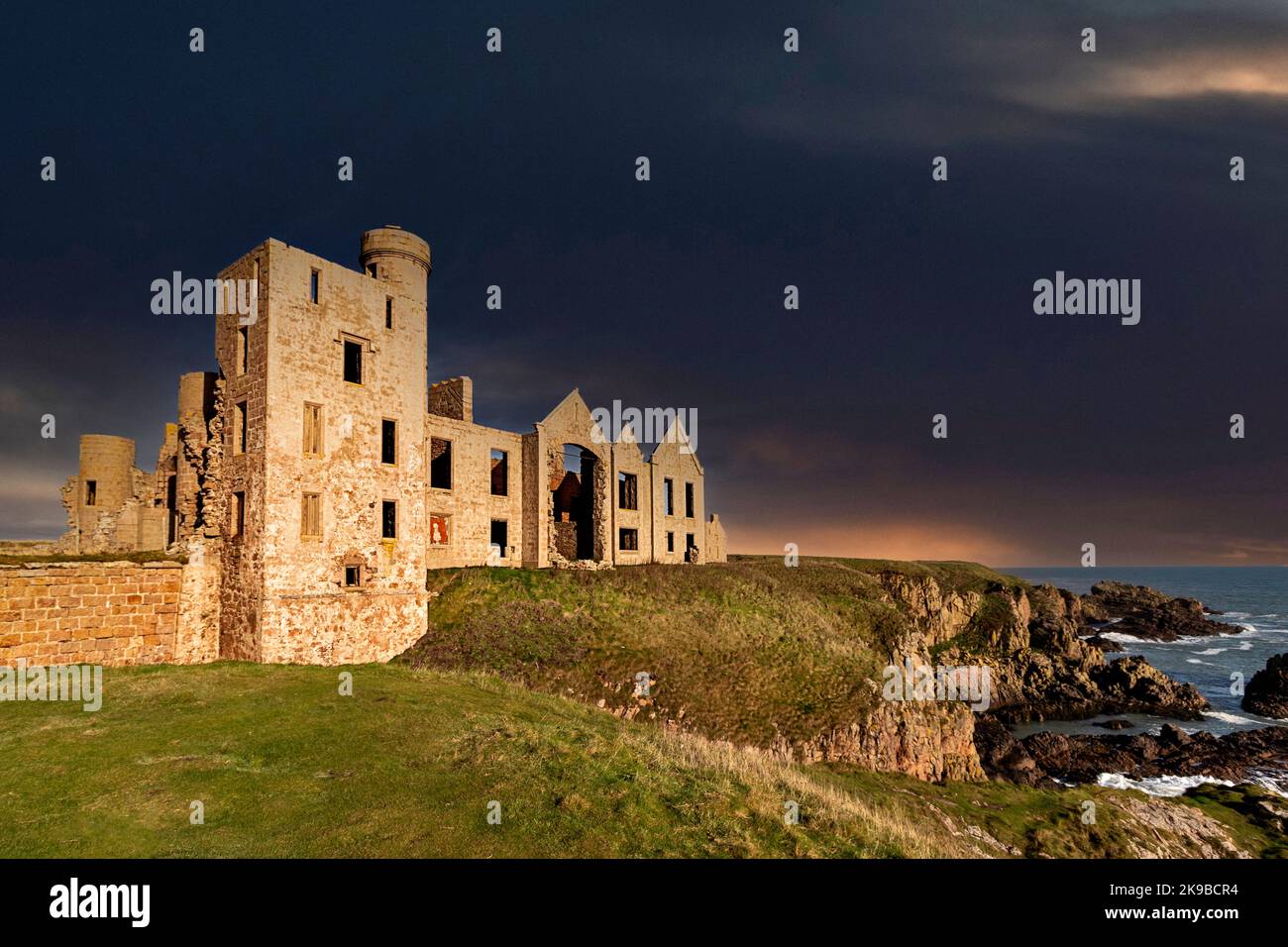 Slains Castle Cruden Bay Aberdeenshire Scotland built by the Earl of ...