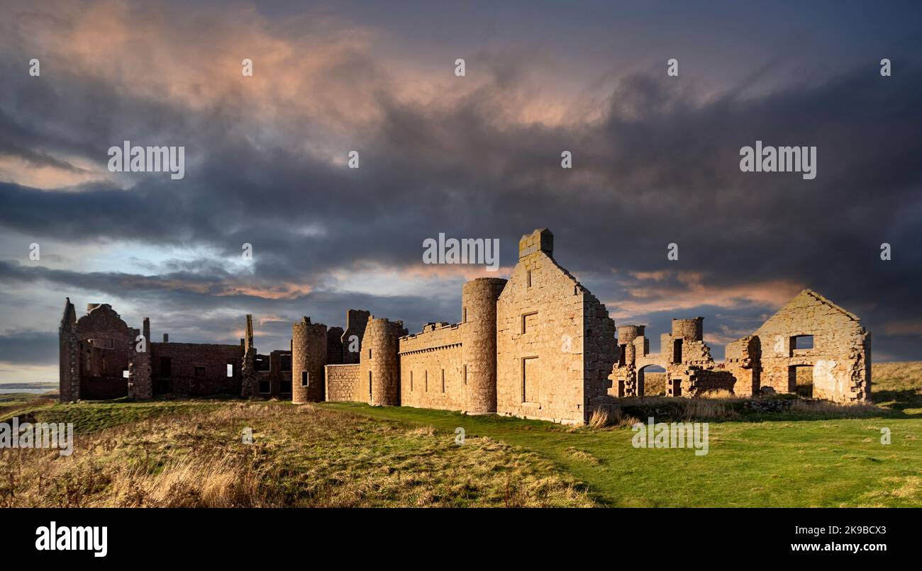 Slains Castle Cruden Bay Aberdeenshire Scotland built by the Earl of ...