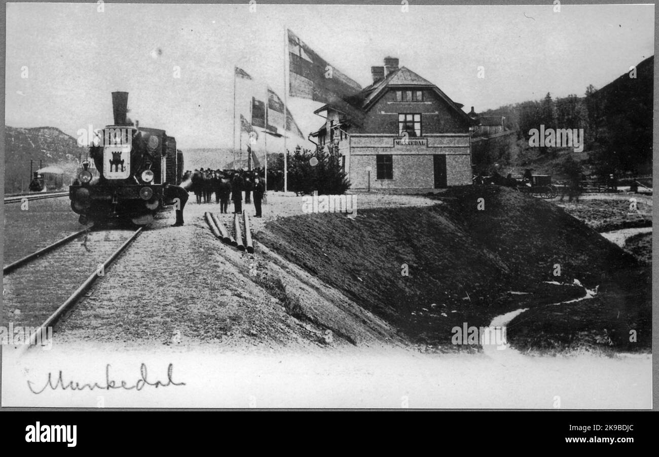 Inauguration of Munkedal station Stock Photo - Alamy
