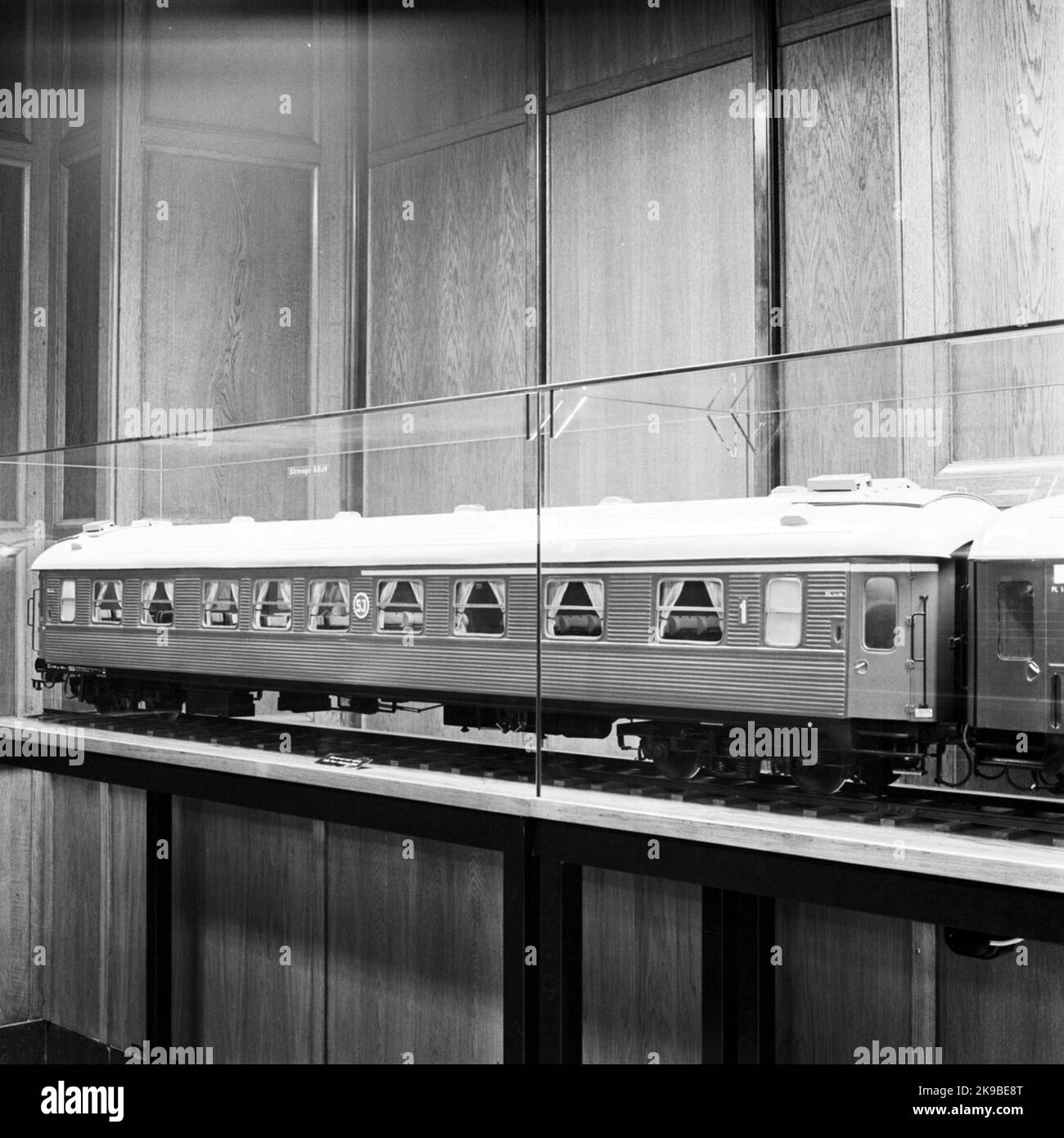 The State Railway SJ Modelhall 1967. Model of a 60s wagon Litt Abo3 ...