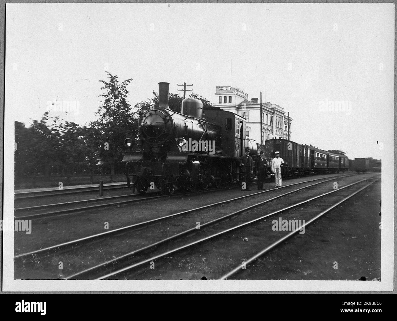 Norsholm - Bersbo Railway, NBJ Lok 34 at Västervik Station Stock Photo ...
