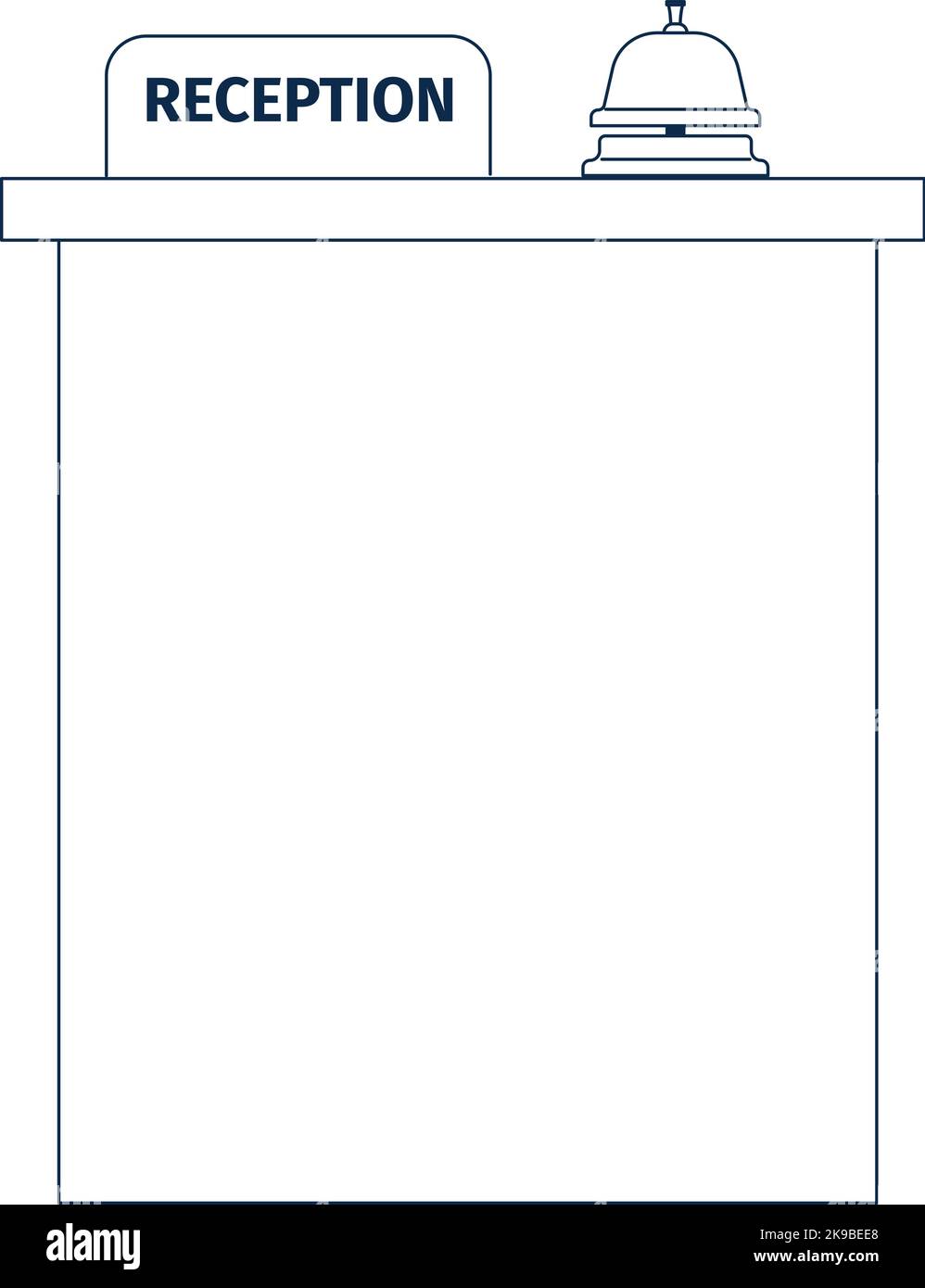 Hotel front desk black and white hi-res stock photography and images ...