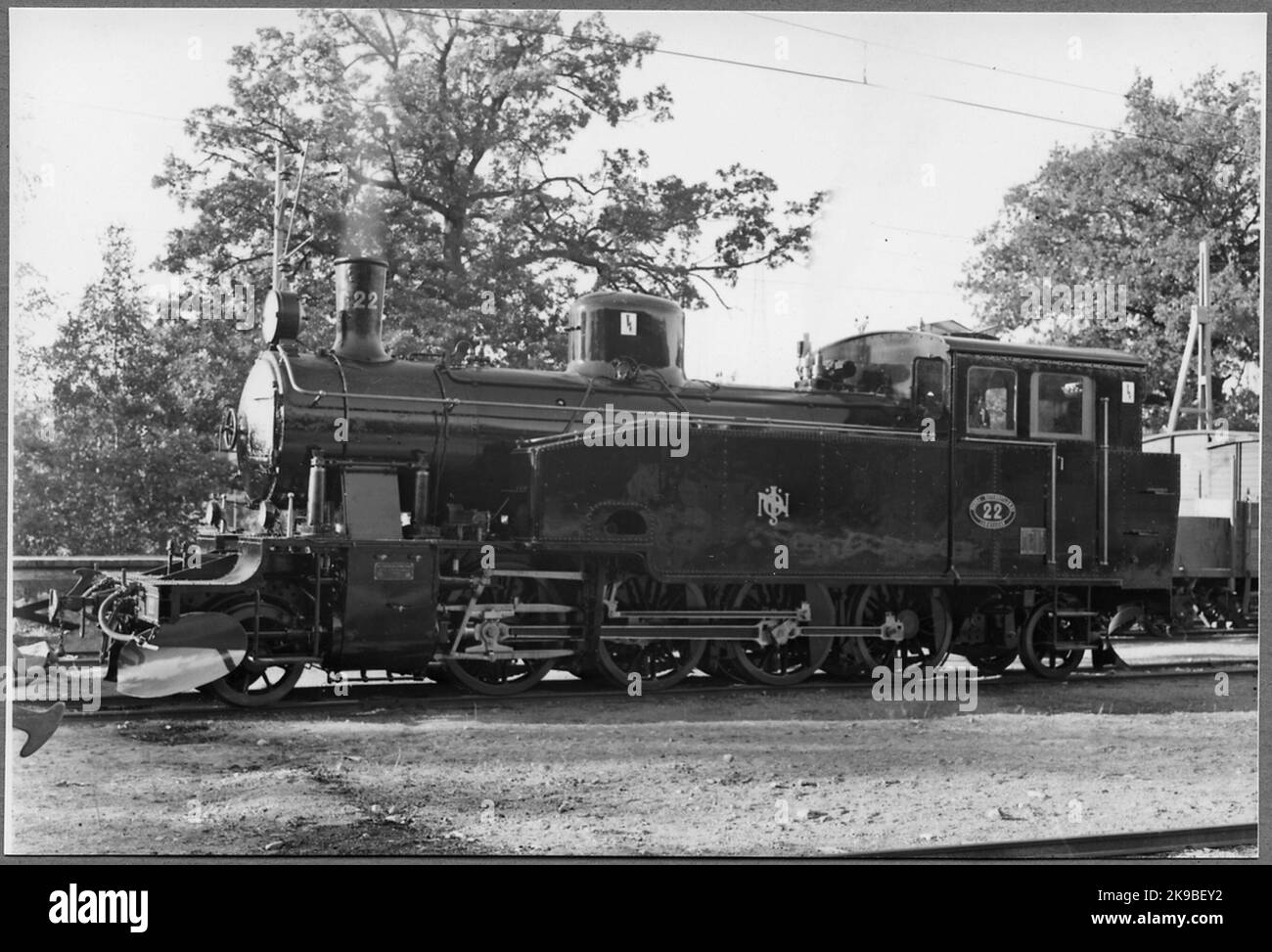 Delivery photo on narrow track locomotives, northern Östergötlands ...