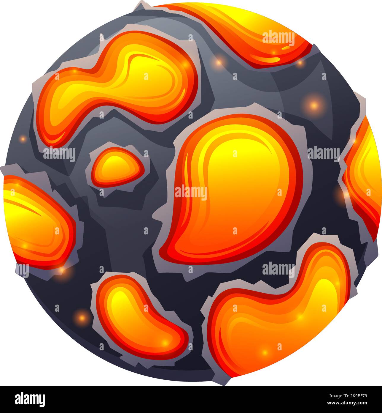 Puddle Of Magma Clipart