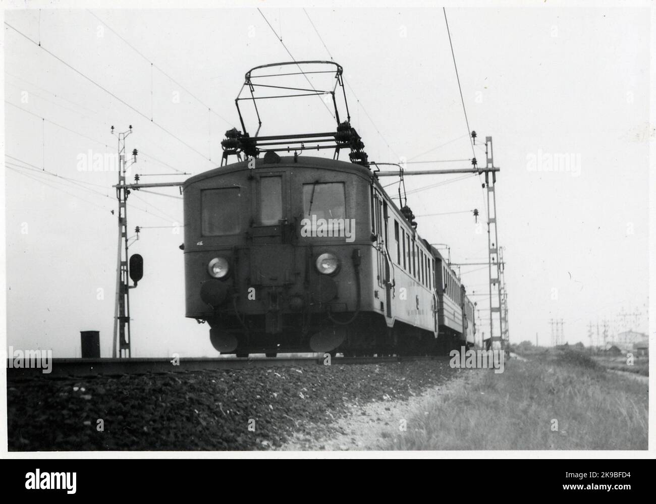 Motor cart State Railways SJ XOA -4, with connected intermediate ...