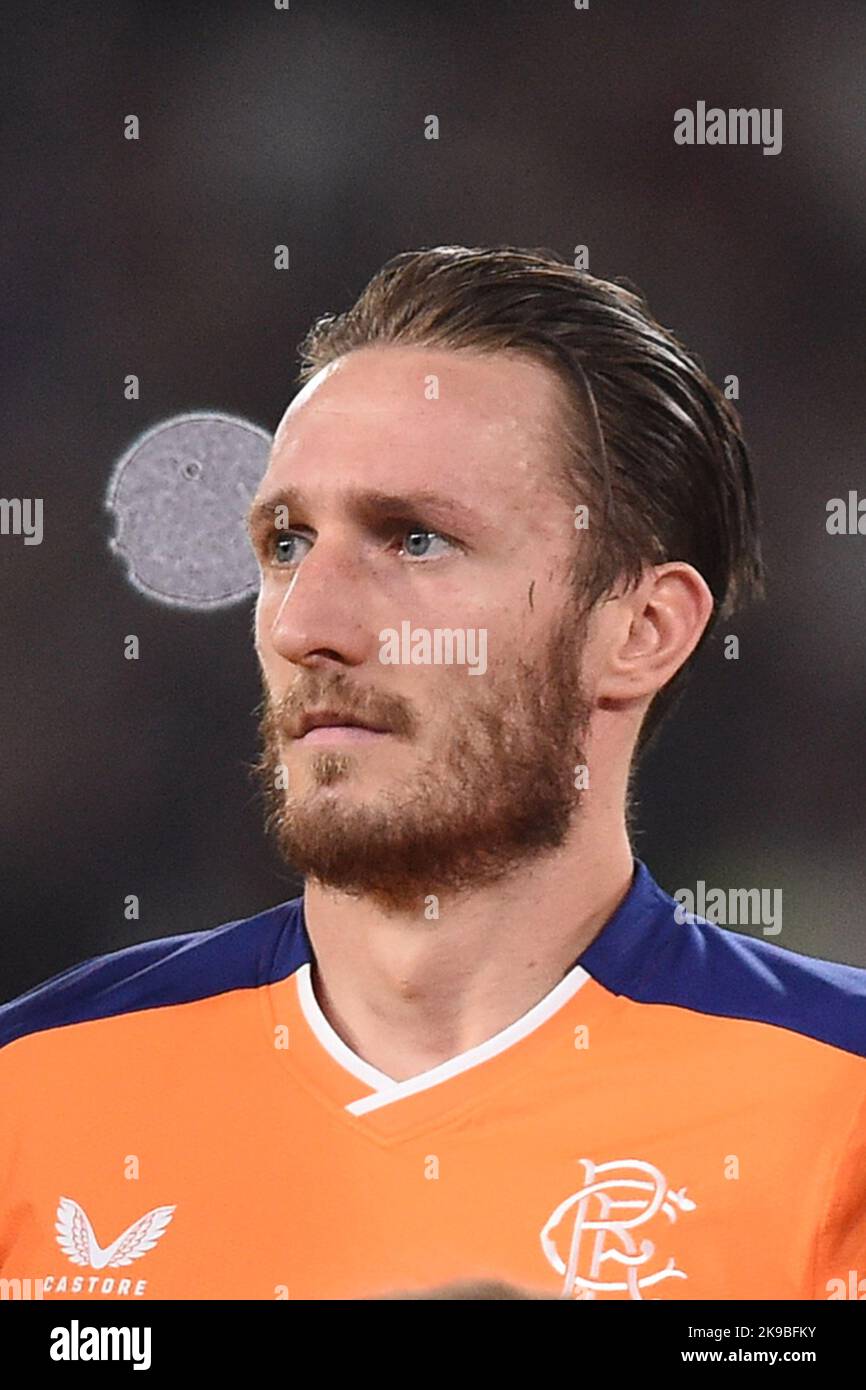 Naples, Italy. 26 Oct, 2022. Ben Davies of Rangers FC during the UEFA ...