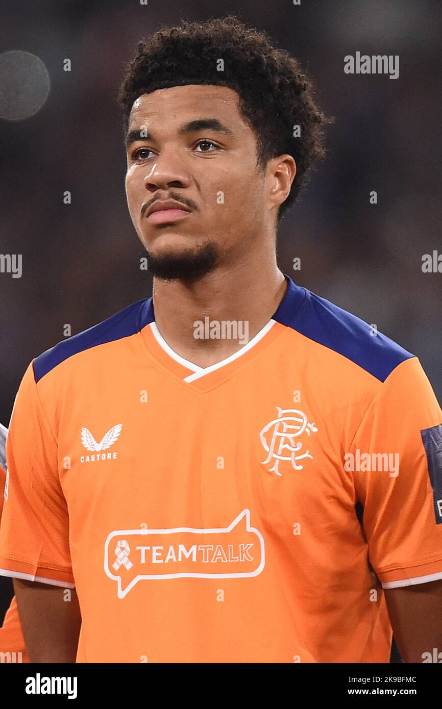 Naples, Italy. 26 Oct, 2022. Malik Tillman of Rangers FC during the ...
