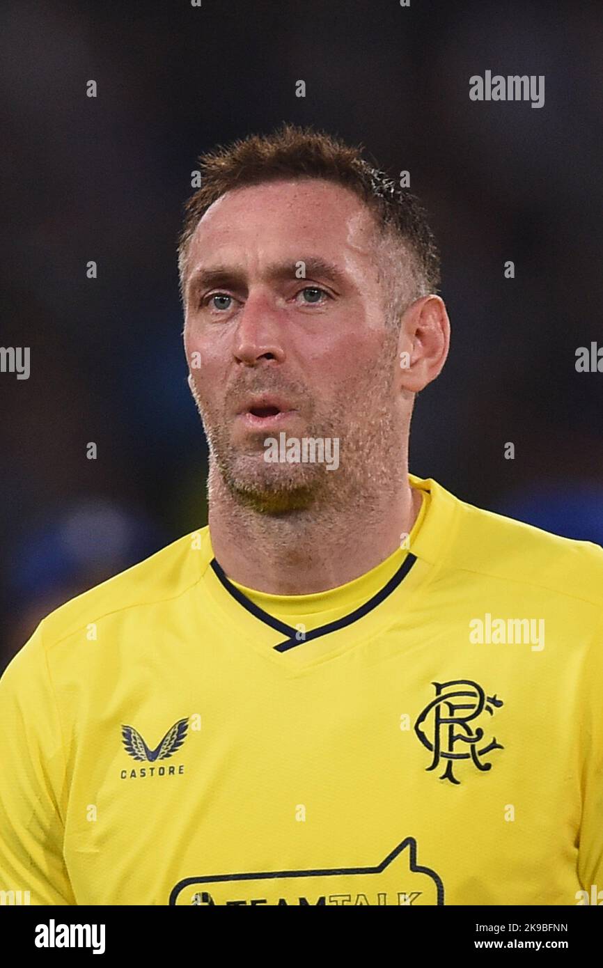 Naples, Italy. 26 Oct, 2022. Allan McGregor of Rangers FC during the ... Naples, Italy. 26 Oct, 2022. Allan McGregor of Rangers FC during the ...