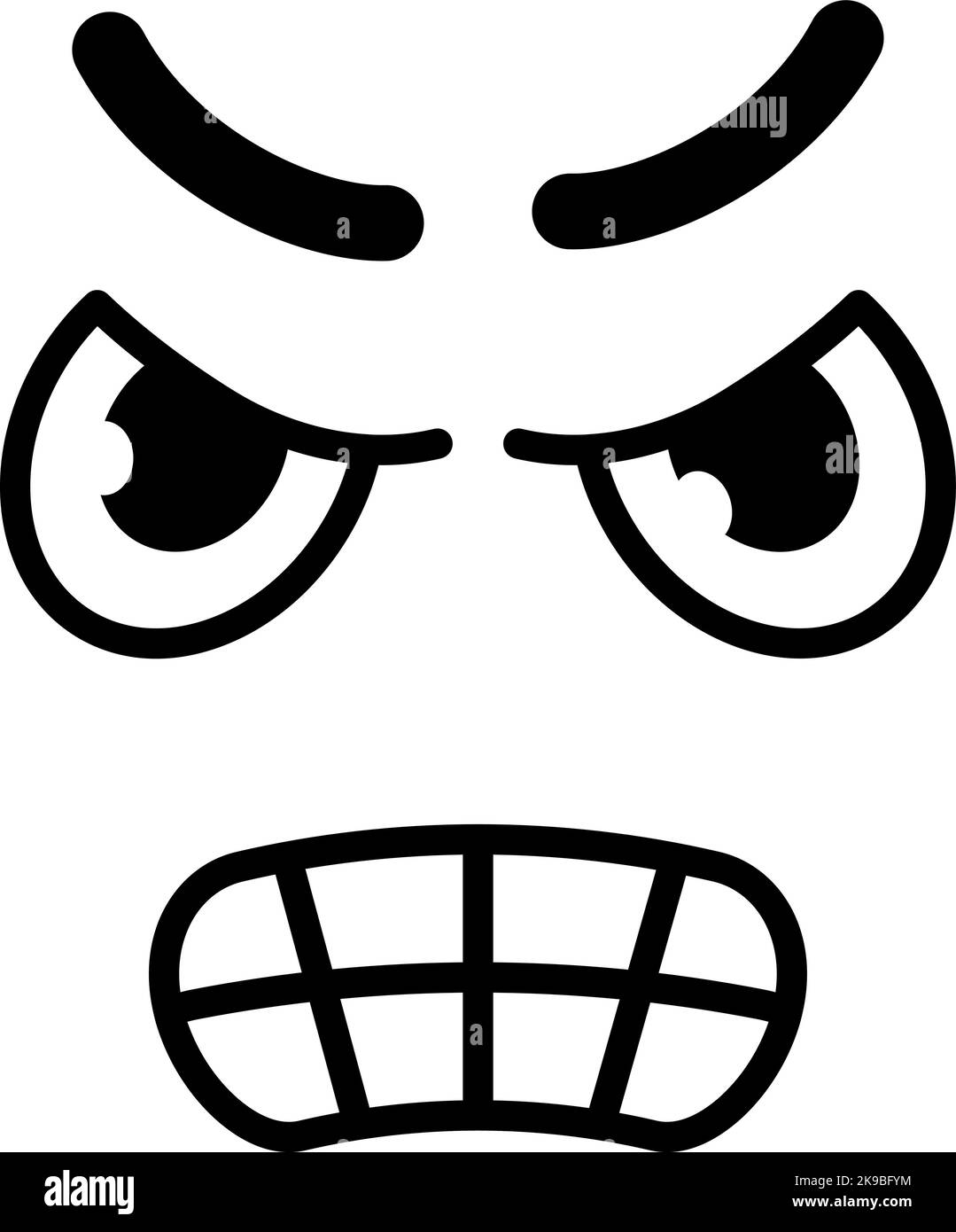 Anger bad Black and White Stock Photos & Images - Alamy