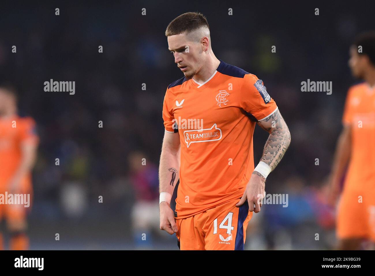 Naples, Italy. 26 Oct, 2022. Ryan Kent of Rangers FC during the Uefa ...