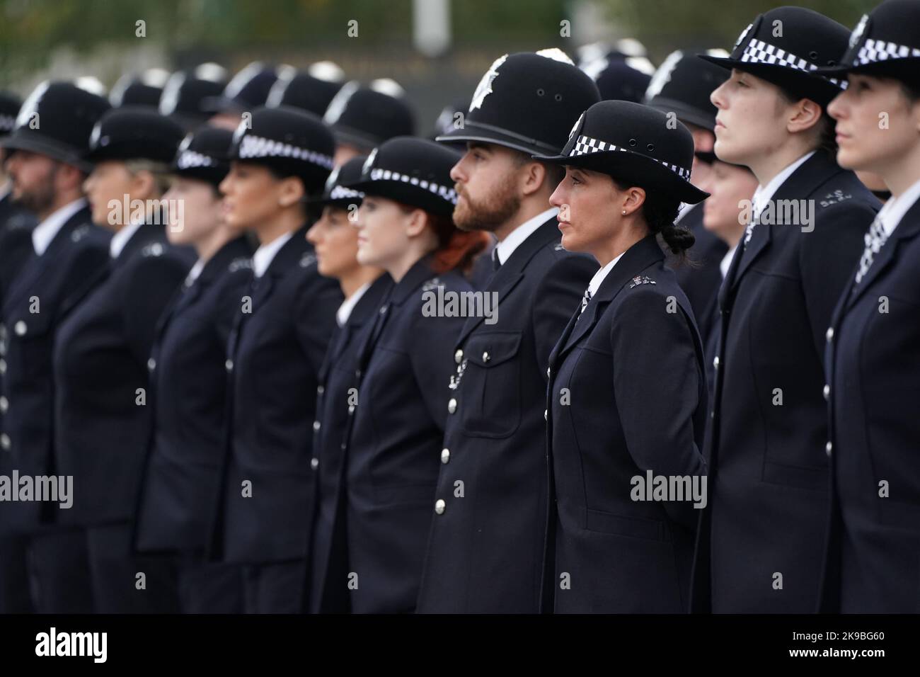 Metropolitan Police Commissioner Mark Rowley inspects new police ...