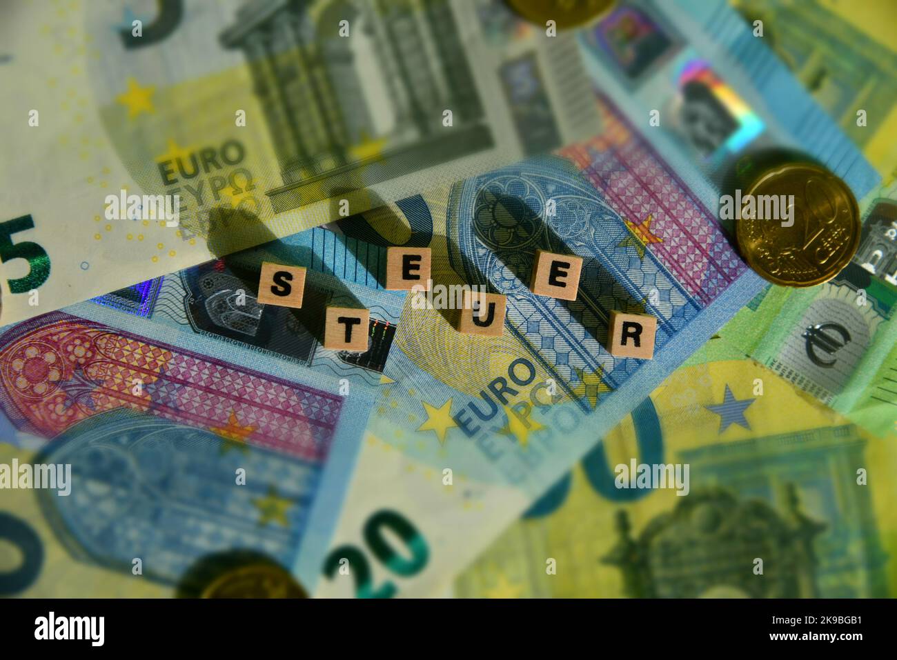 Euro notes word hi-res stock photography and images - Alamy