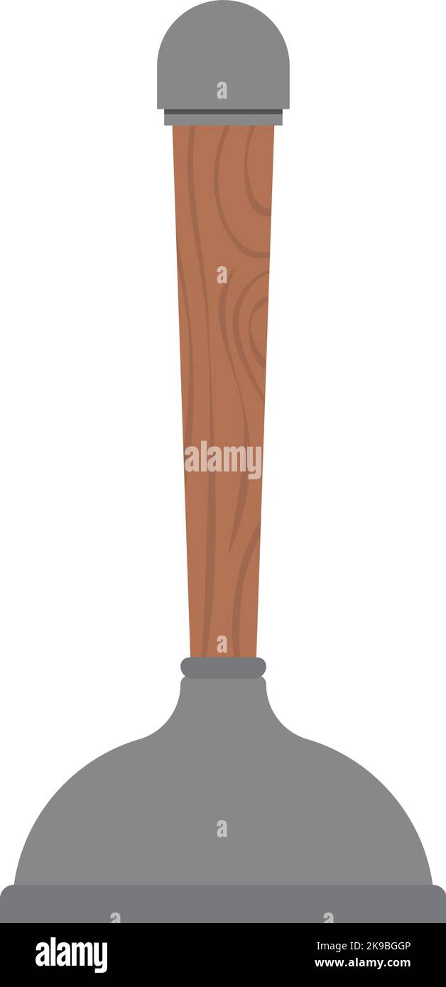 Plunger icon. Plumber pipe drain tool symbol Stock Vector Image & Art ...