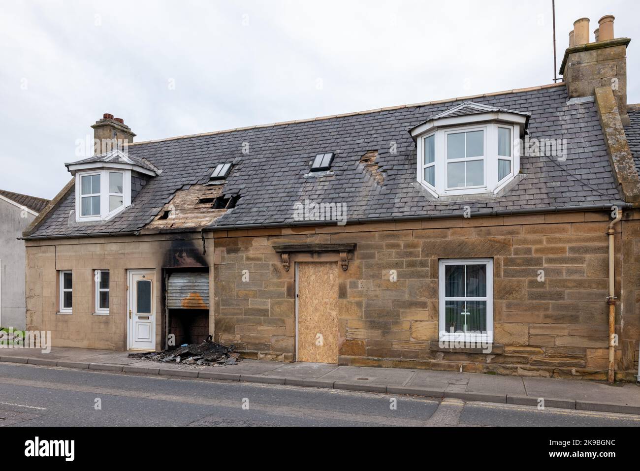 27 October 2022. North Street, Elgin, Moray, Scotland. This is the ...