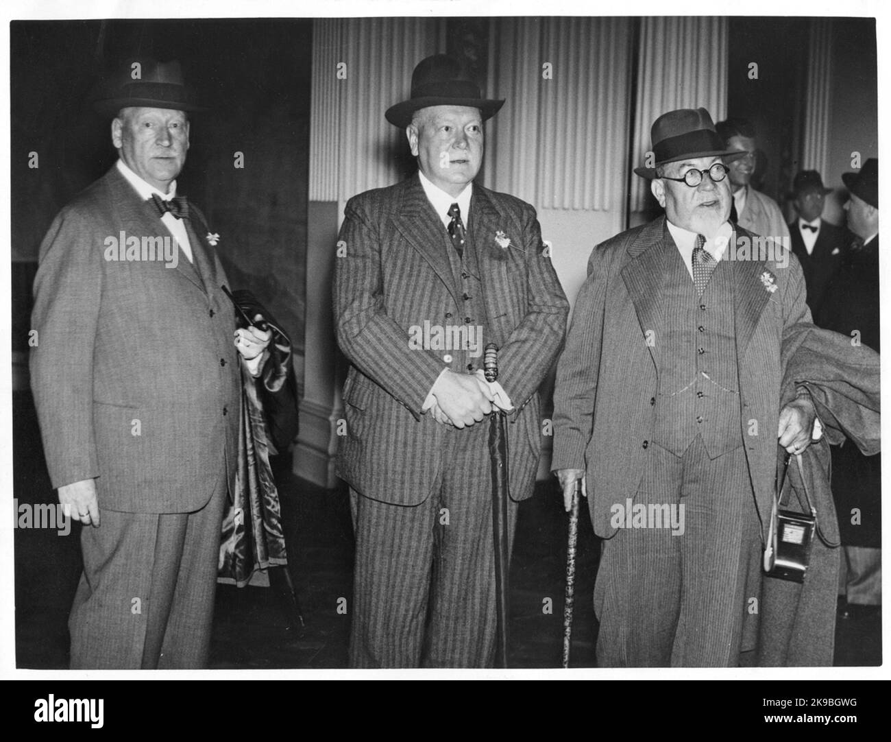 Picture taken in conjunction with Julius Dorpmüller's visit to Sweden ...