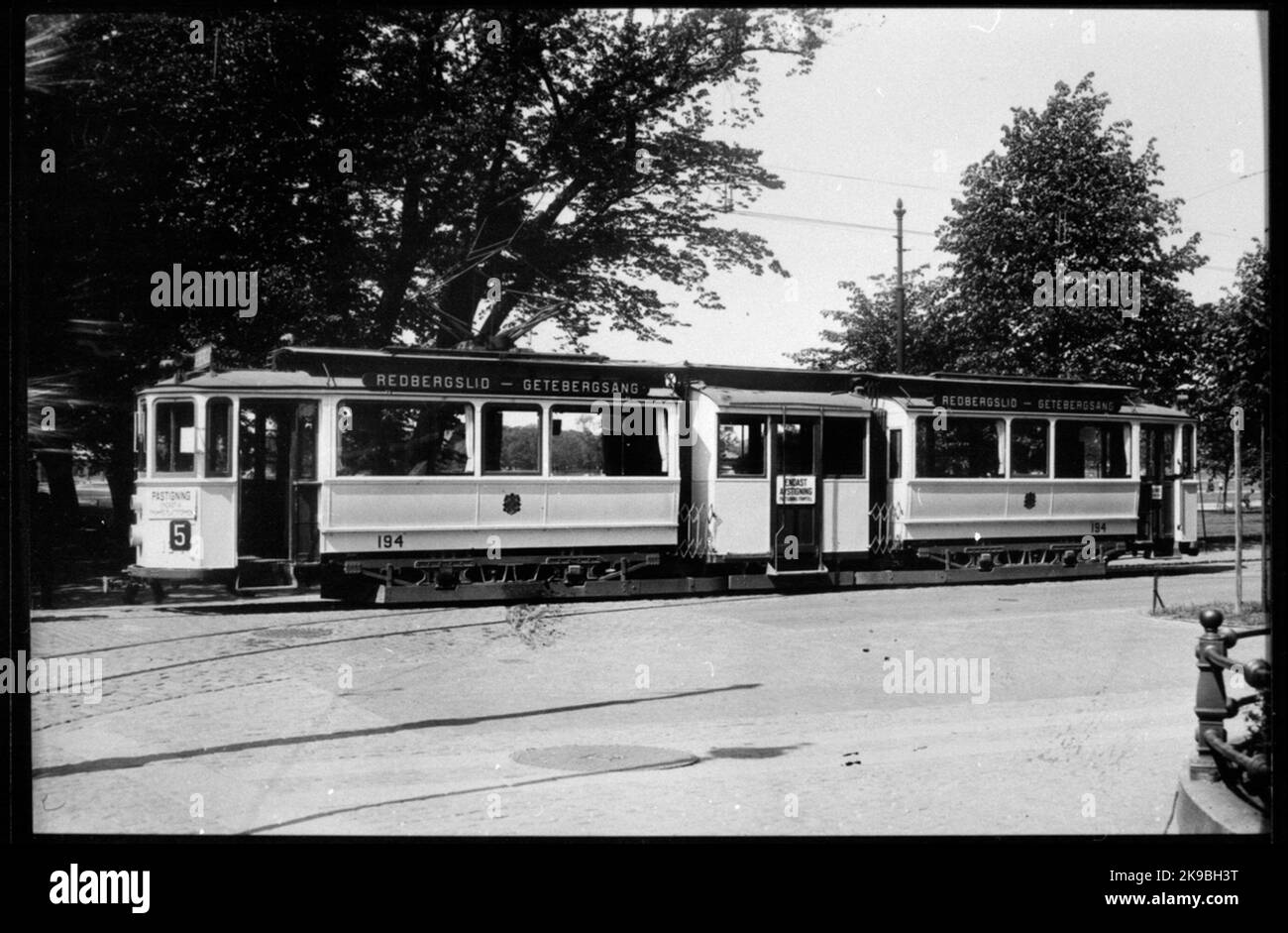 Gothenburg tramways, GS M6 194 "Two-room-and-kitchen Stock Photo - Alamy