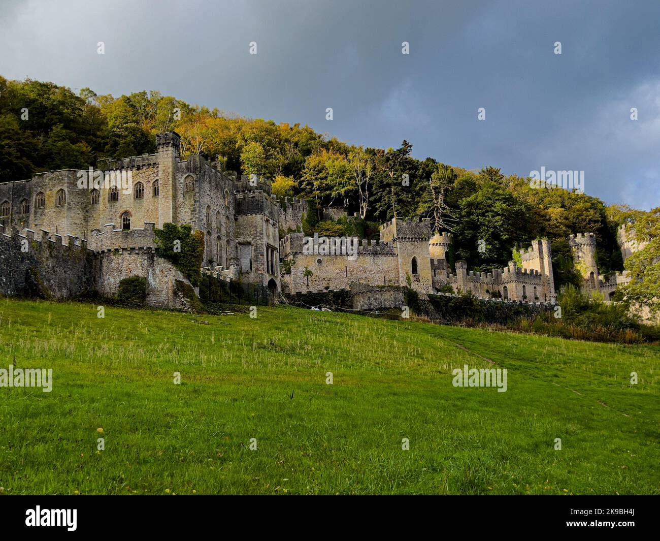 Gwrych Castle, Wales Stock Photo - Alamy