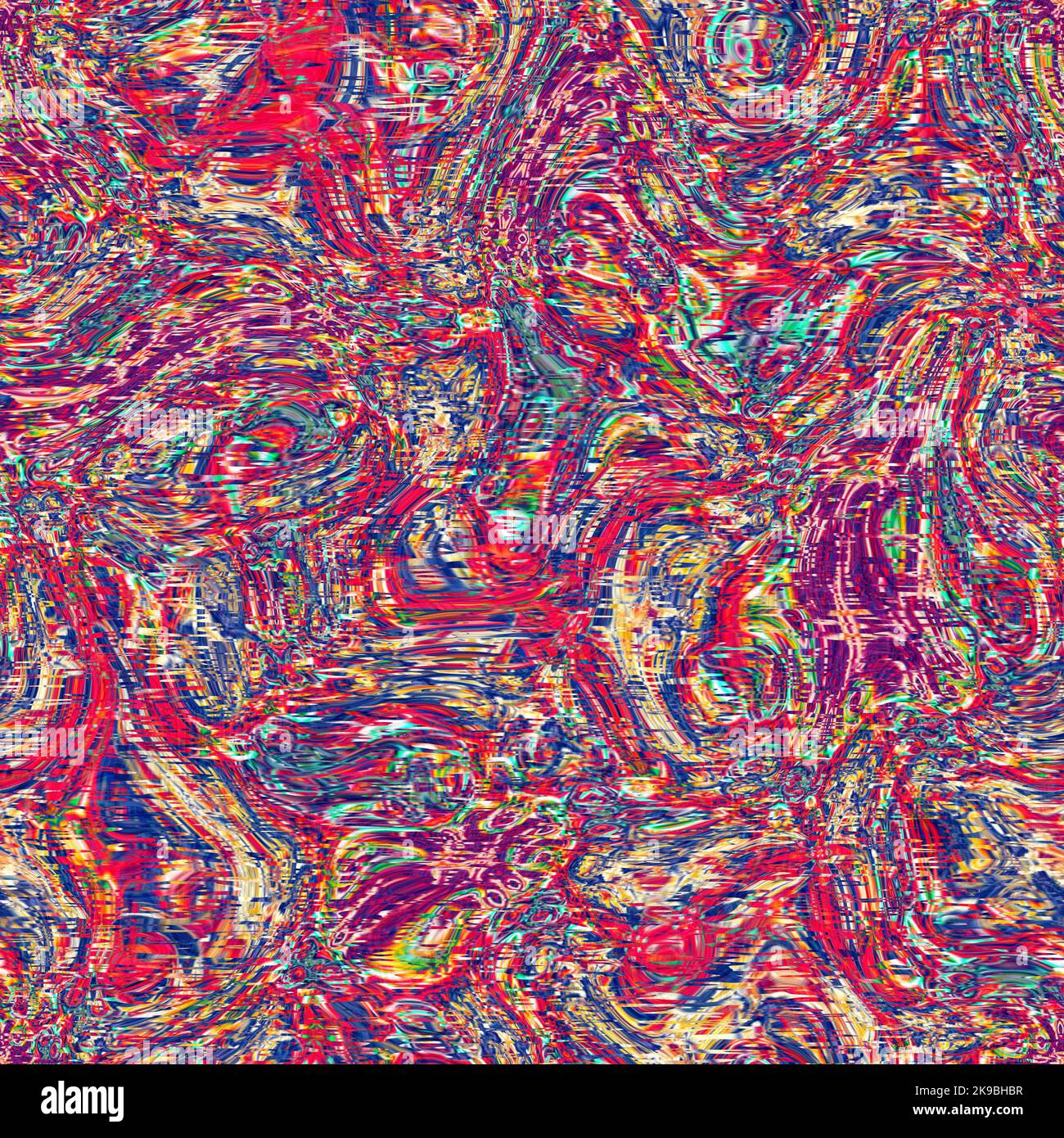 Vibrant pink distortion pattern. Bright colorful kitsch wallpaper for ...