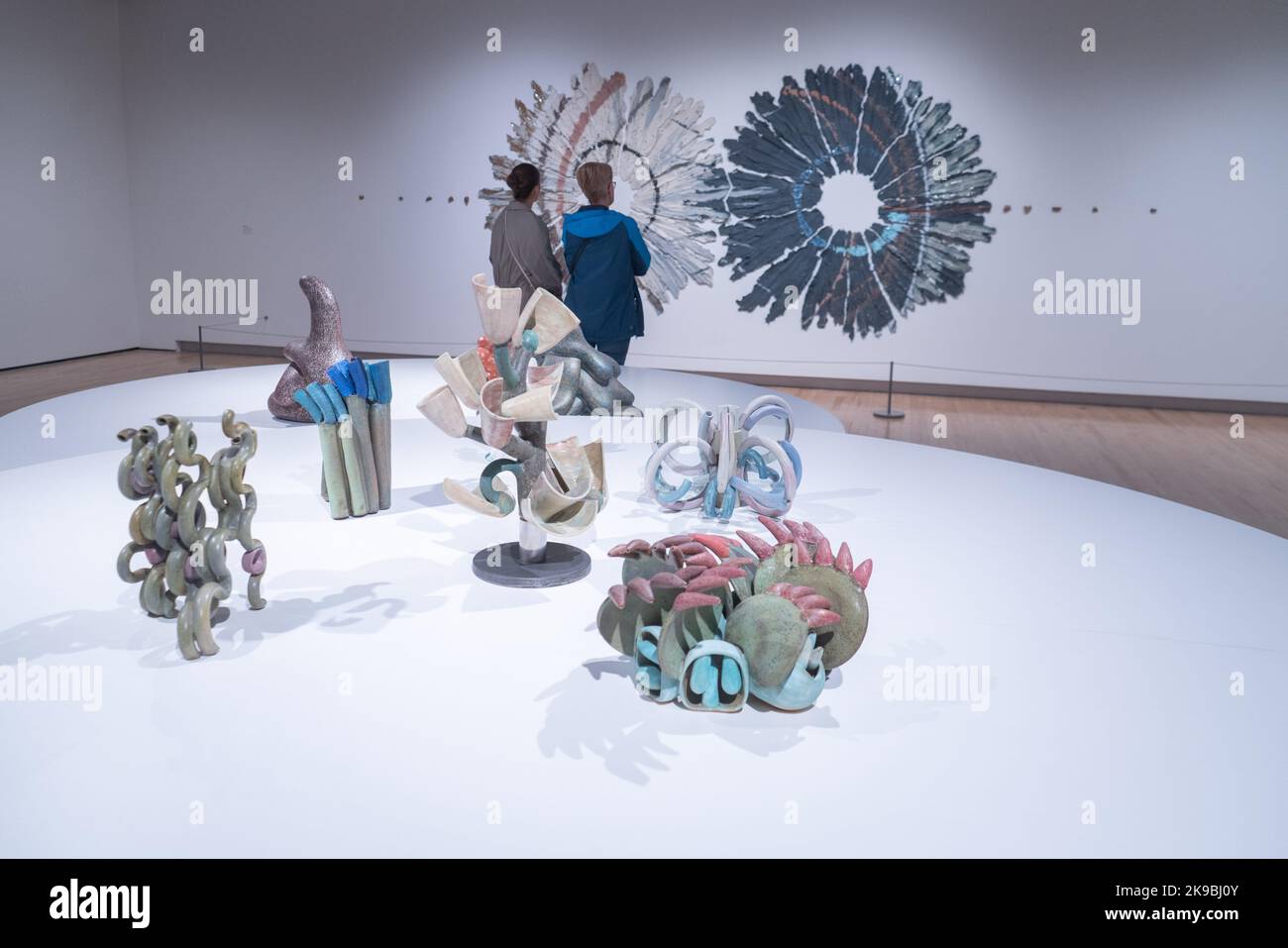 London UK. 27 October 2022. BEATE KUHN Glasbaum , Background: BRIE ...