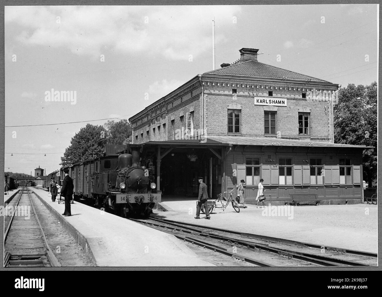 Karlshamn - Vislanda - Bolmens Railway, KVBJ Lok 14 Stock Photo - Alamy