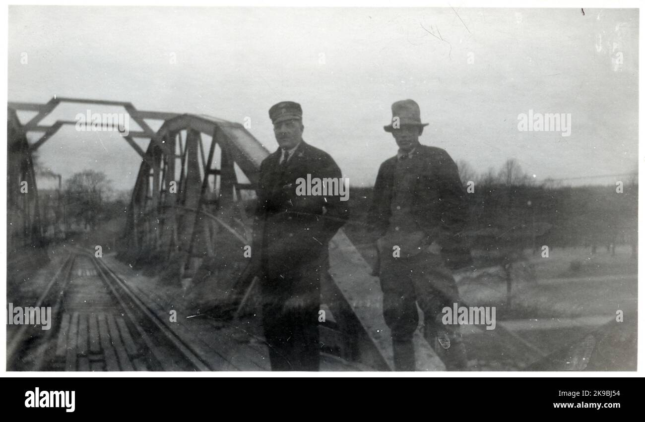 Bridge over rail Cut Out Stock Images & Pictures - Alamy