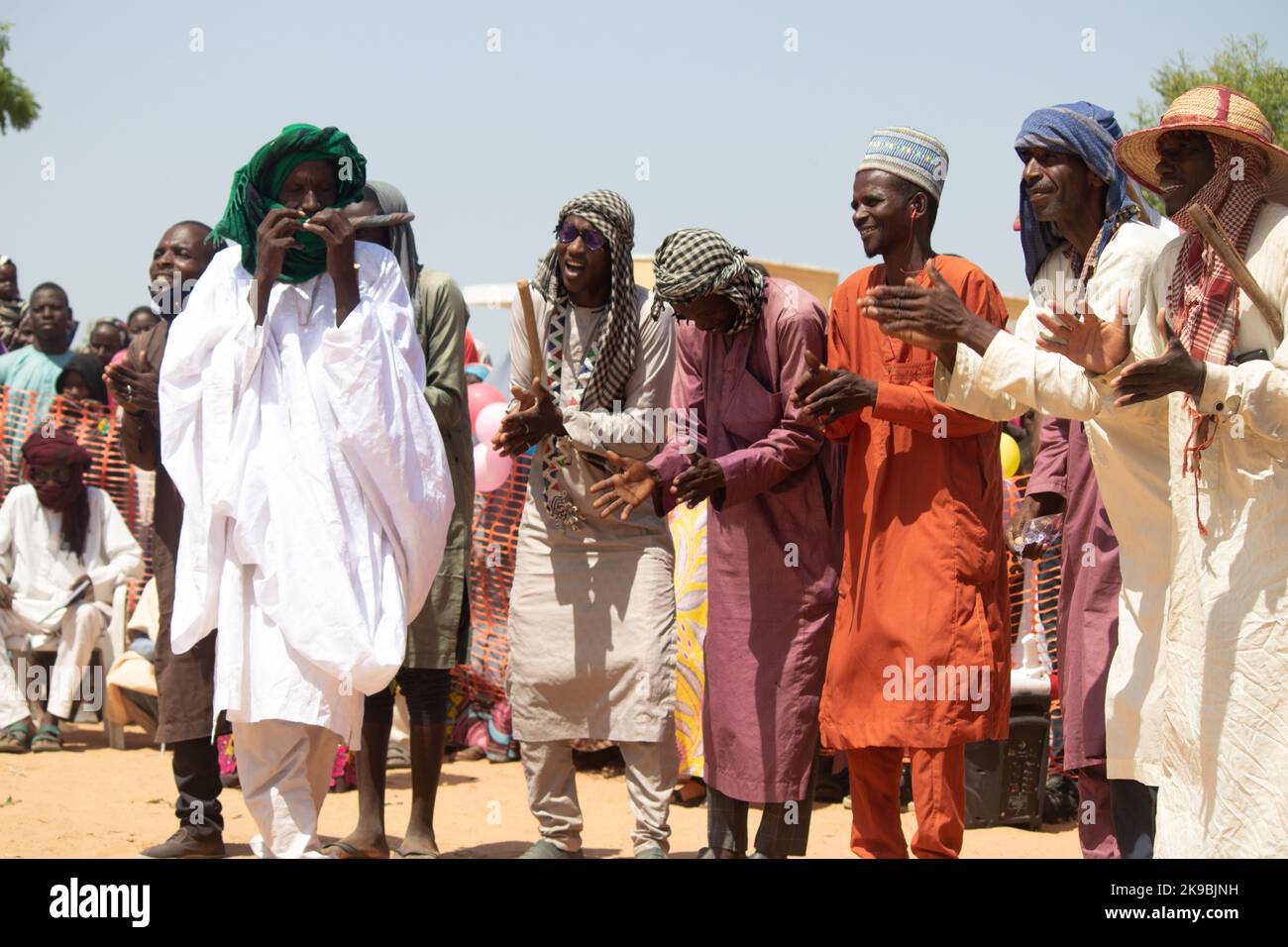 African tribes, Nigeria, Borno State, Maiduguri city. Fulani tribe ...