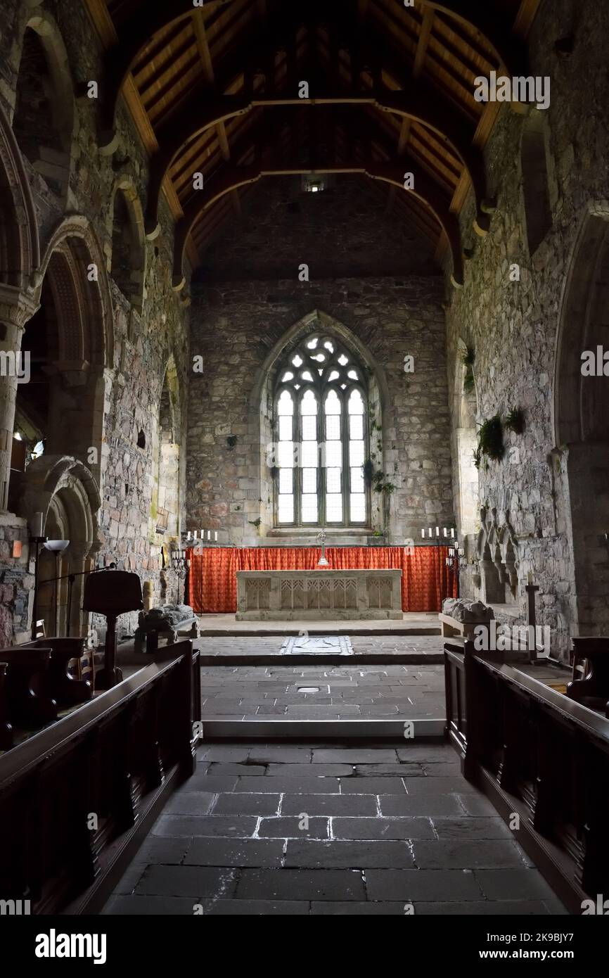 Restored medieval abbey and nunnery. Iona Abbey is the spiritual home ...