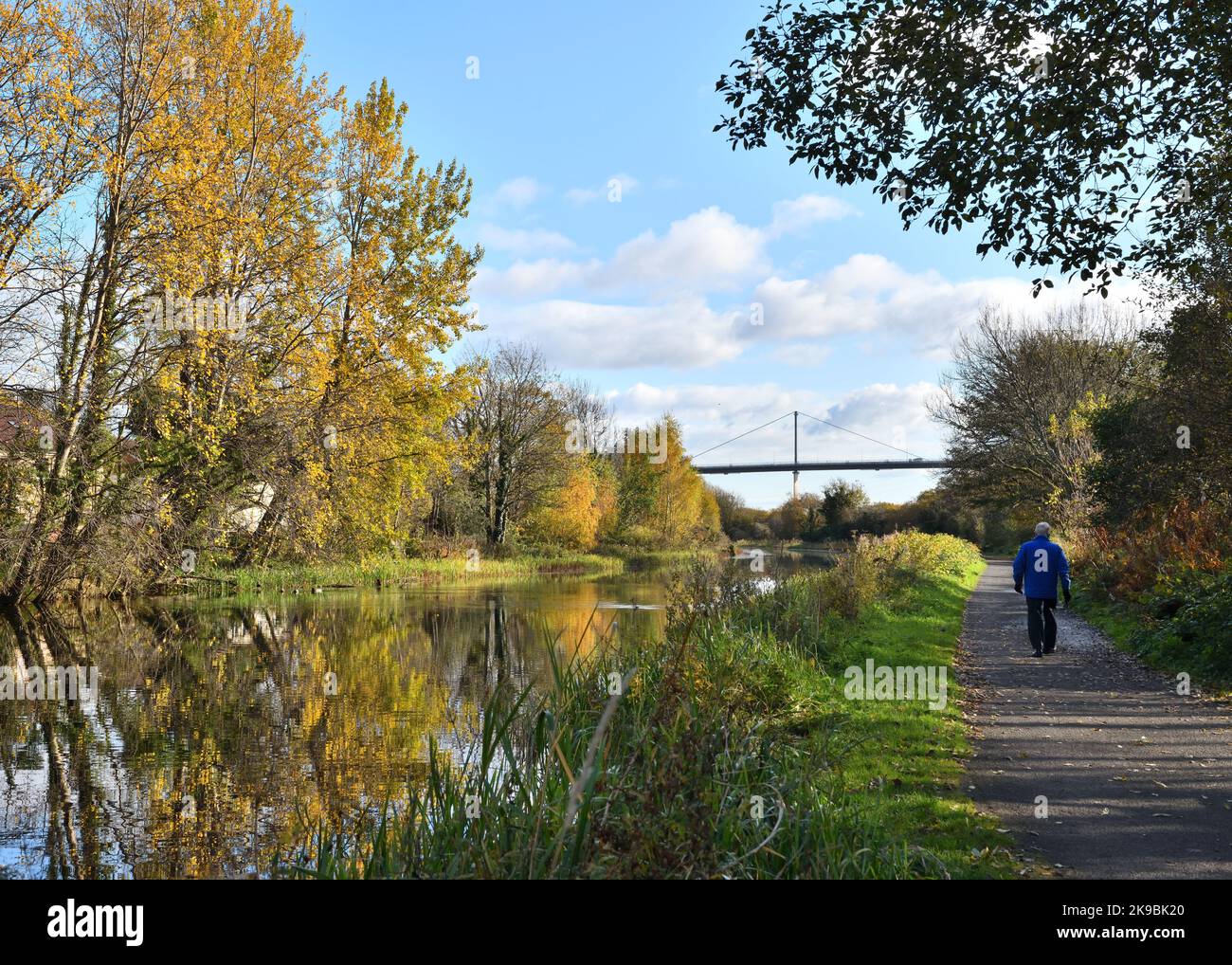 The Forth and Clyde Canal opened in 1790, crossing central Scotland ...