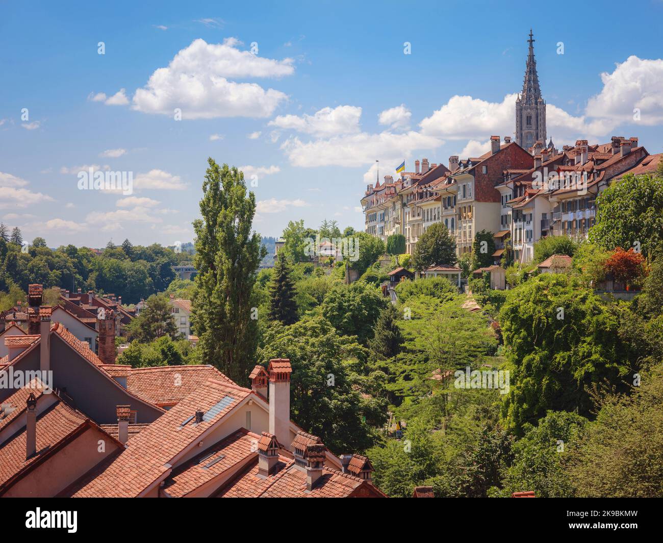 travel to Bern, Switzerland in summer. The old part of Bern is ...