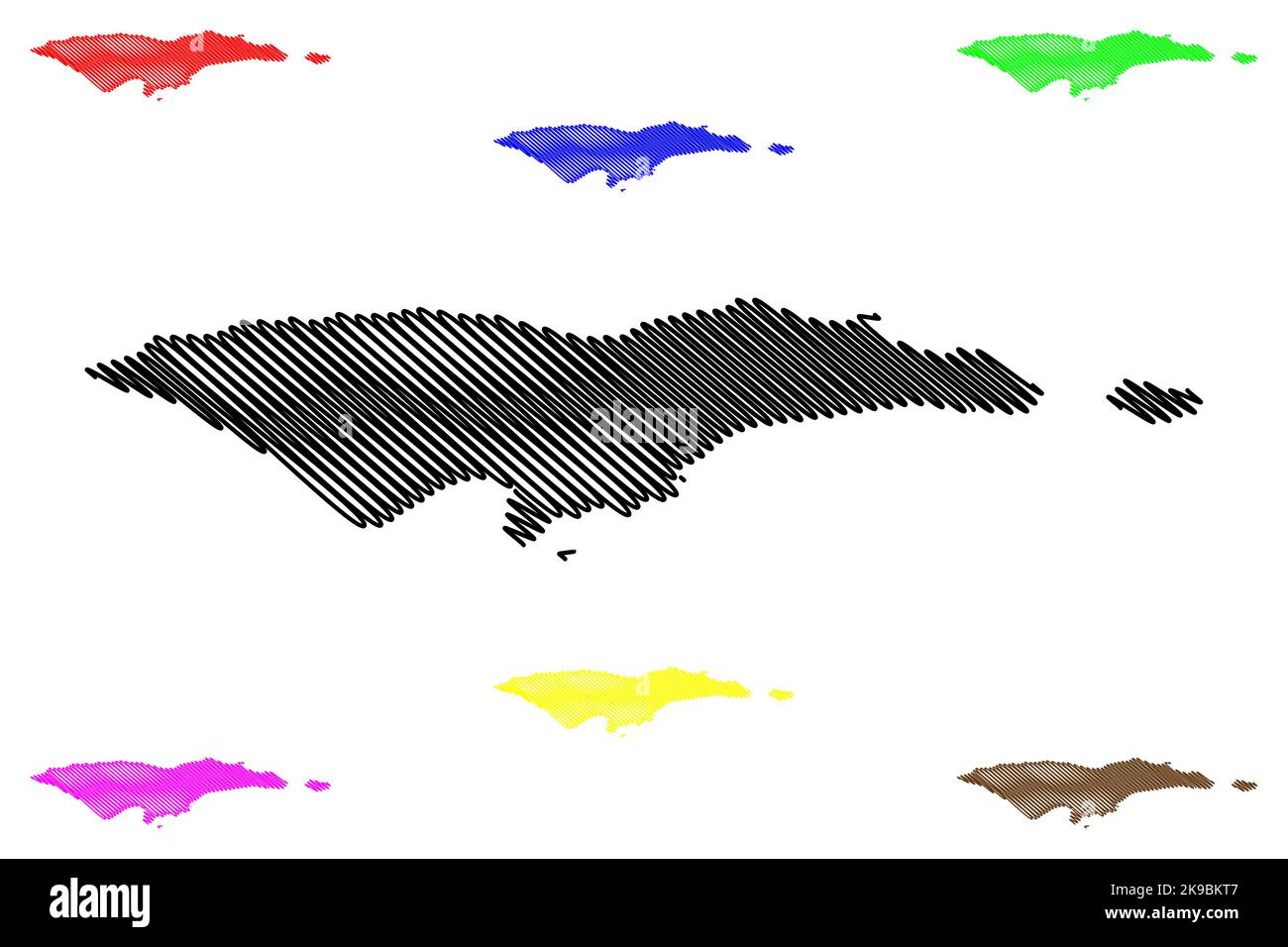 Samana Cay island (Commonwealth of The Bahamas, Cenrtal America ...