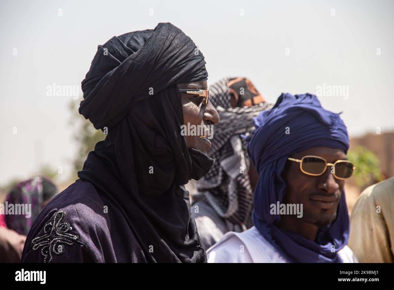 African tribes, Nigeria, Borno State, Maiduguri city. Fulani tribe ...