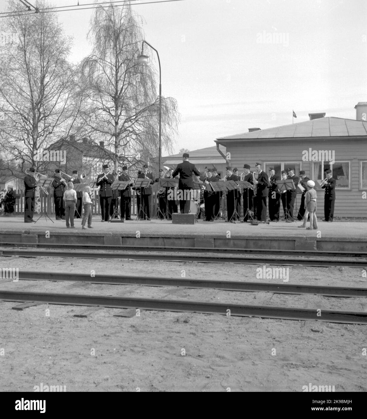 First Electric Train Line Härnösand - Sollefteå - Långsele Stock Photo ...