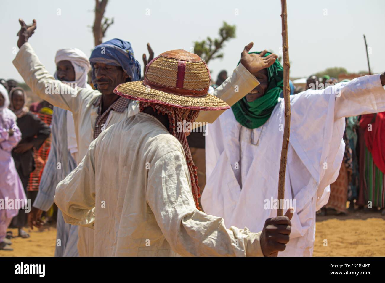 African tribes, Nigeria, Borno State, Maiduguri city. Fulani tribe ...