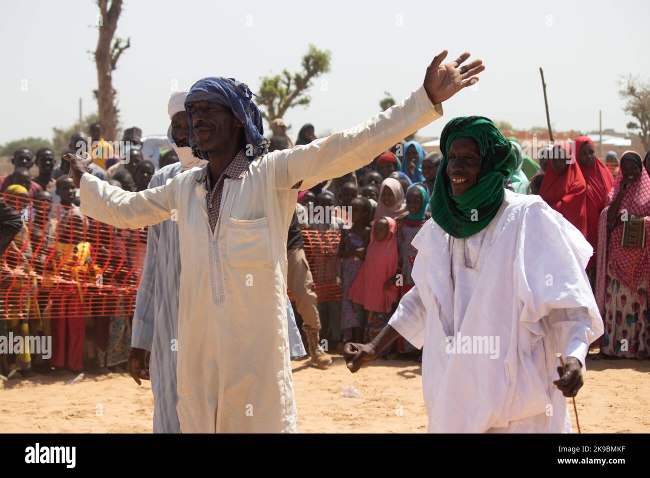 African tribes, Nigeria, Borno State, Maiduguri city. Fulani tribe ...