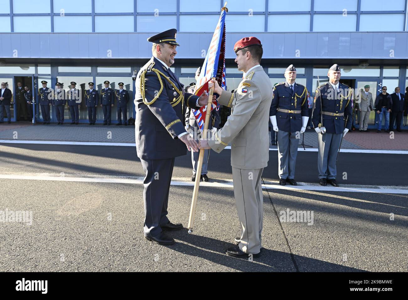 Prague, Czech Republic. 27th Oct, 2022. General Petr Cepelka, left, and ...