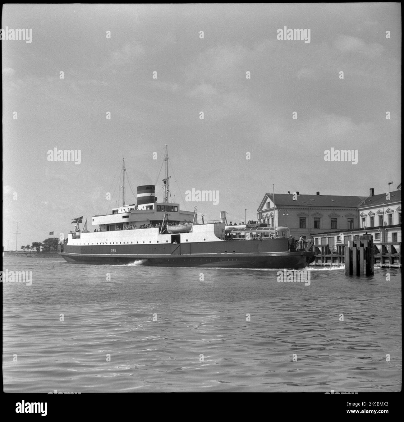The ferry Dan in Helsingborg. After World War II, the Danish state ...