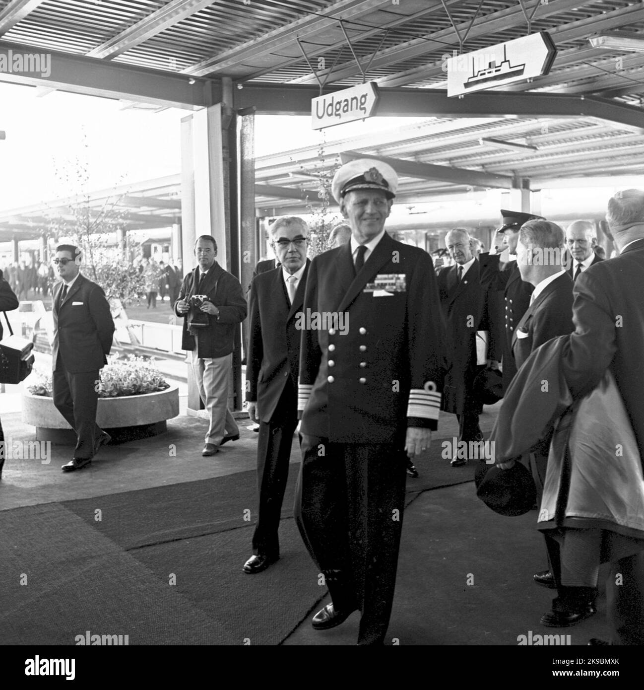 Inauguration of the "Bird Road Line" between Rodbyhavn, Lolland ...