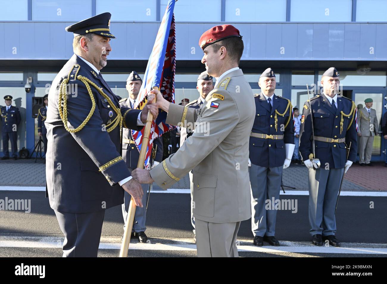 Prague, Czech Republic. 27th Oct, 2022. General Petr Cepelka, left, and ...