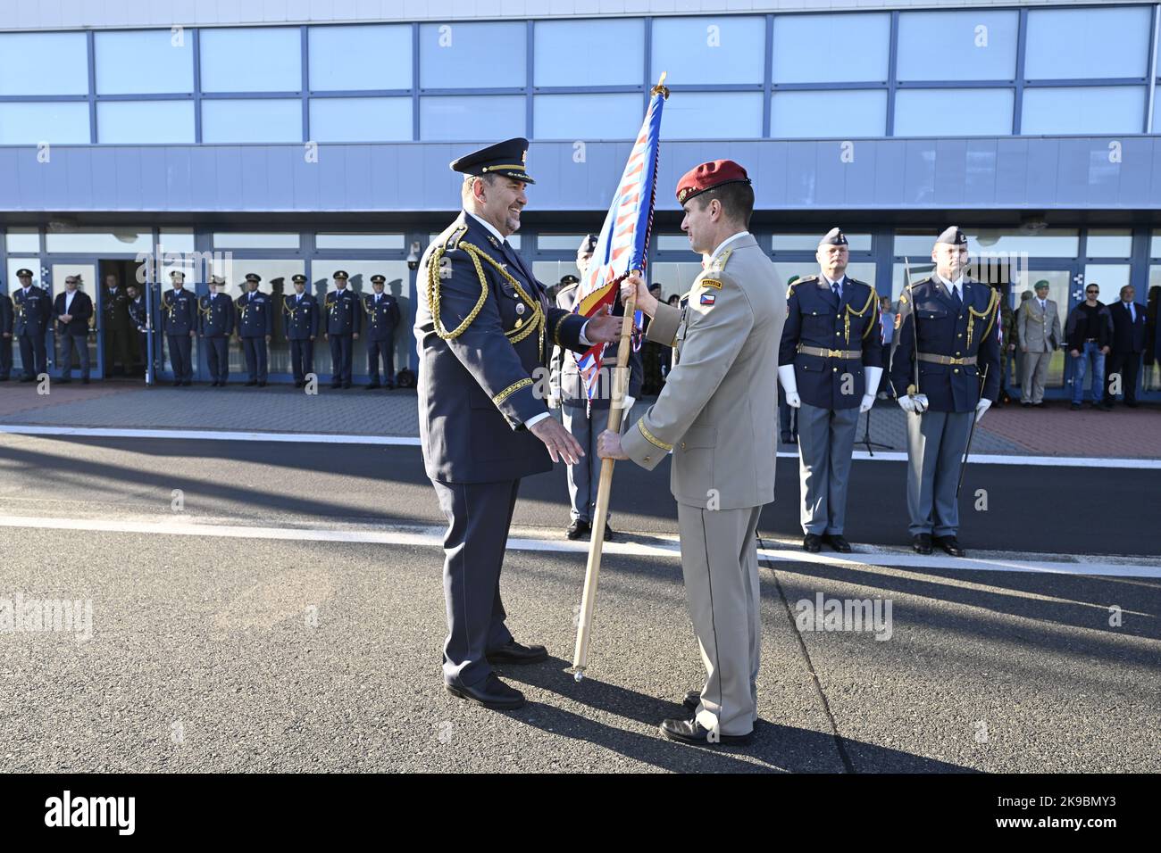 Prague, Czech Republic. 27th Oct, 2022. General Petr Cepelka, left, and ...